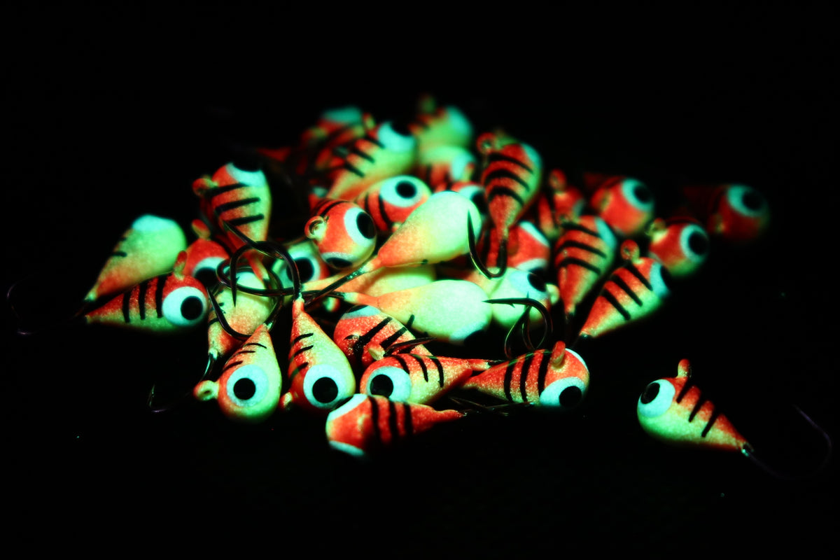 Tungsten Panfish Jig - Orange Tiger – Rosemore Outdoor Gear